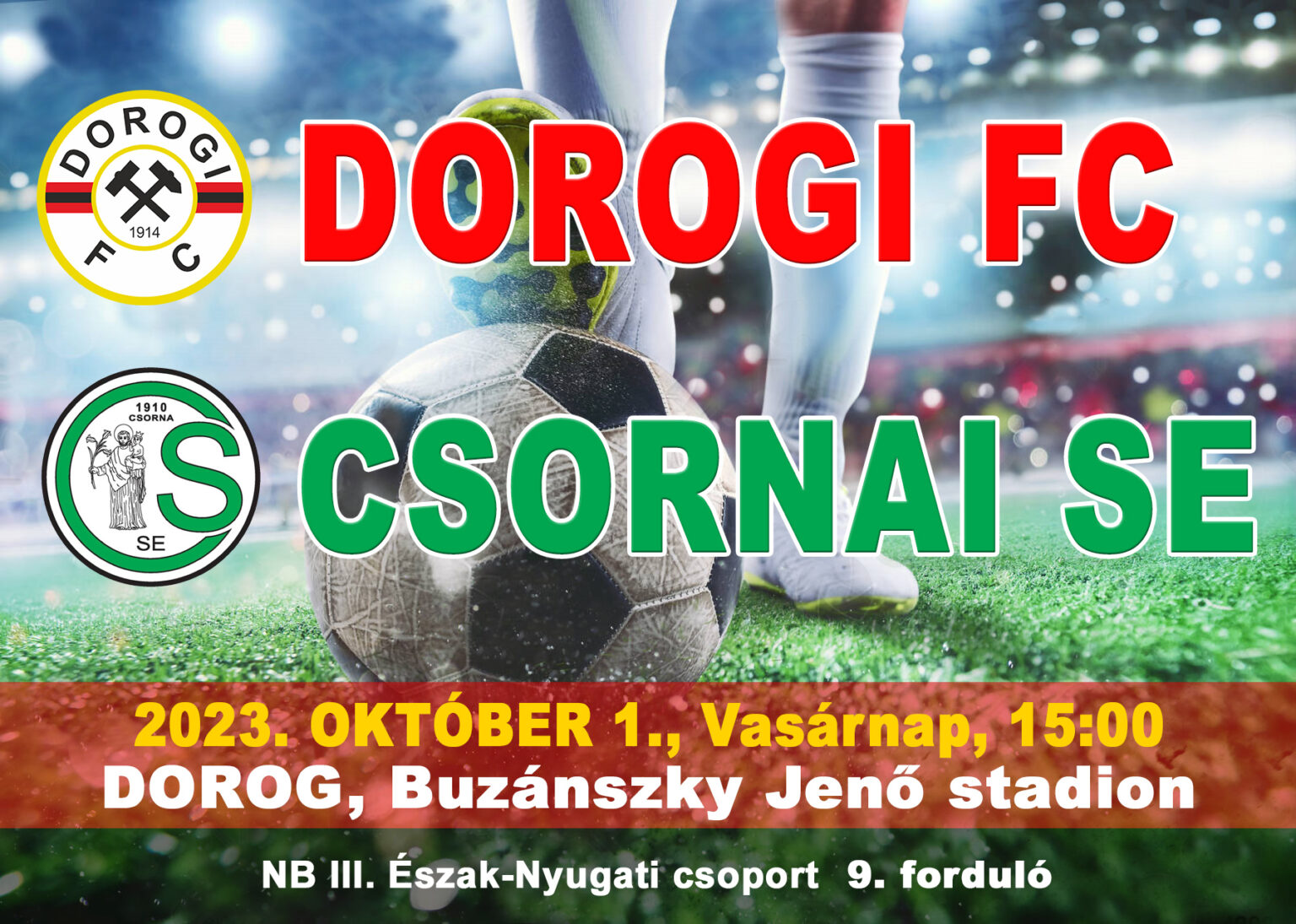 Előzetes: Dorogi FC – Csornai SE – dorogifc.hu